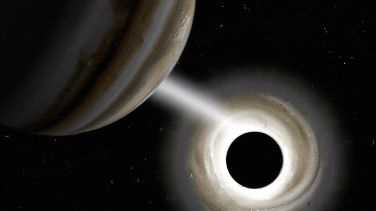 What would happen if Jupiter collided with a black hole?